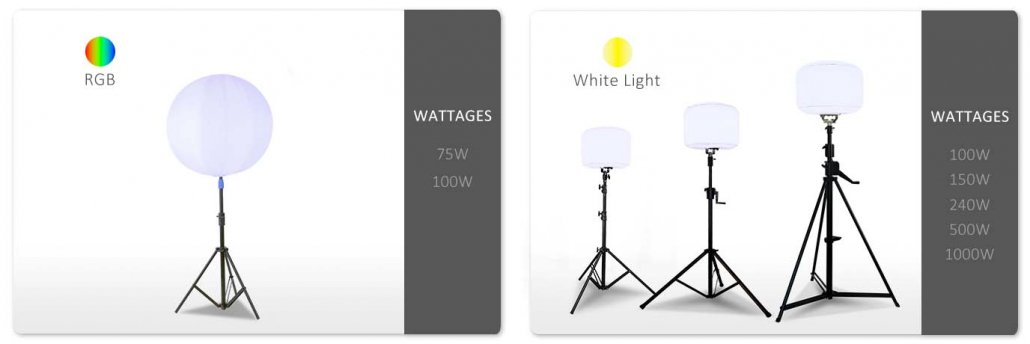 Balloon Light Tower | Portable LED Construction Light - Wholesale
